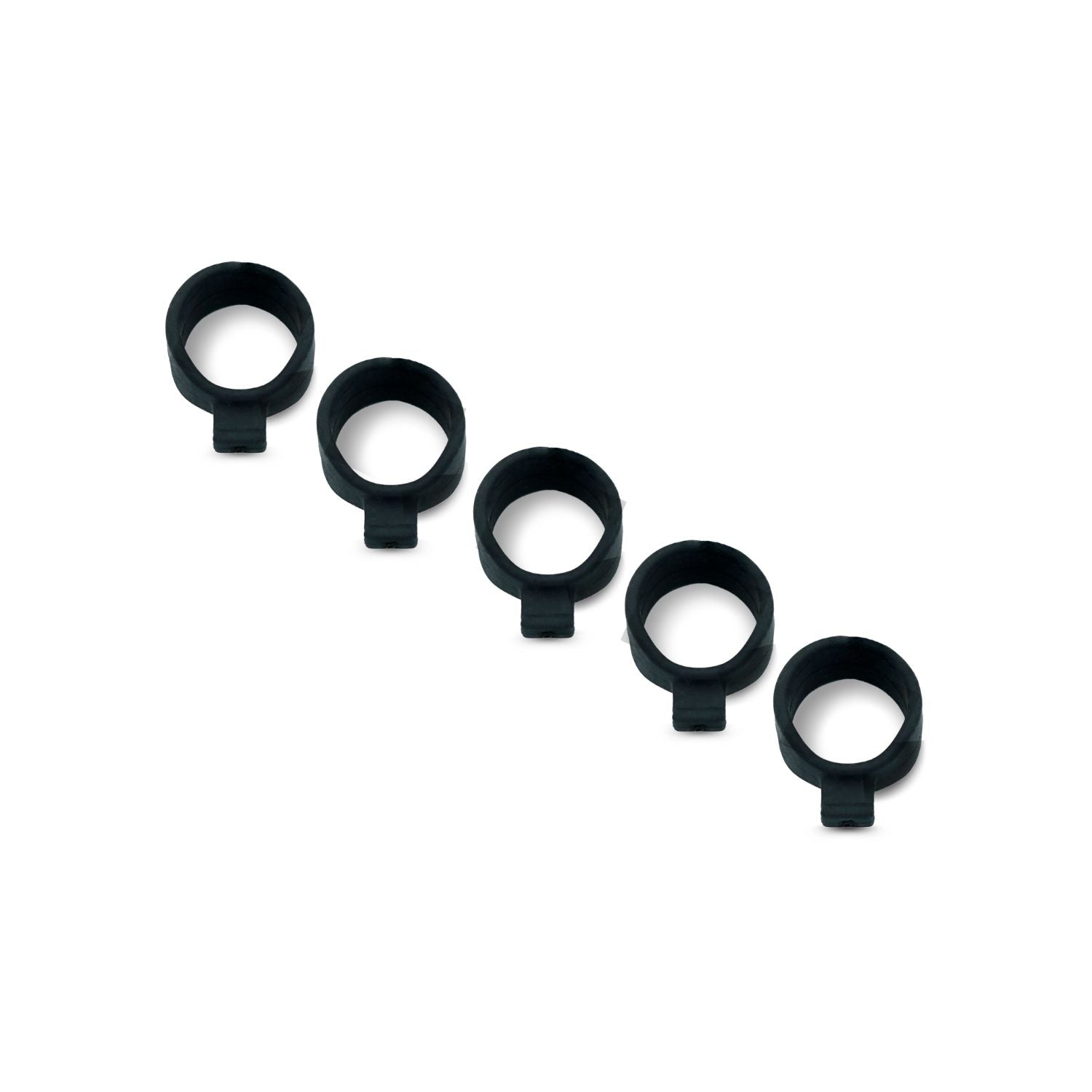 Mic Bands, Black, 5-Pack